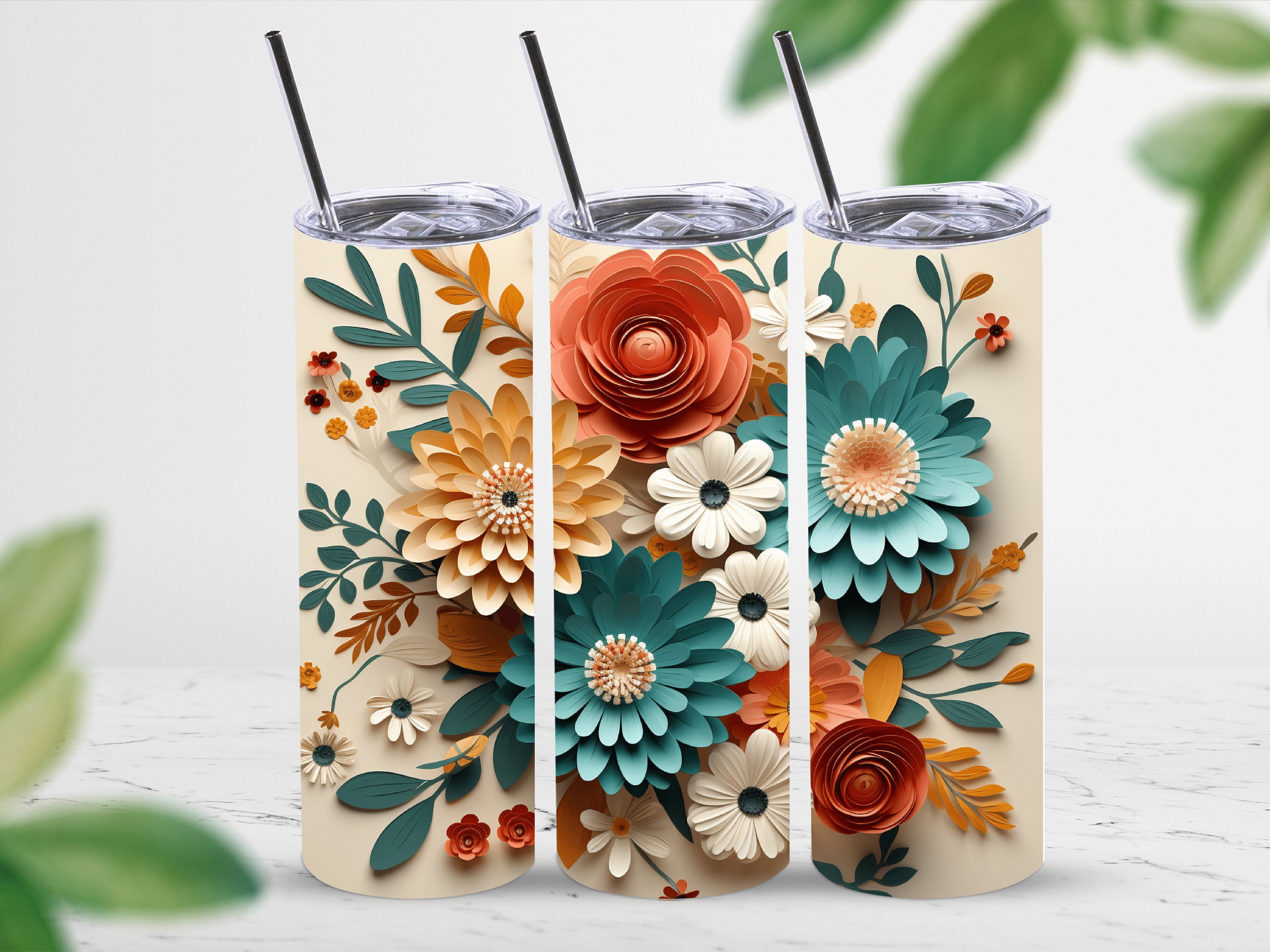 3D Flower Sublimation Digital Background Seamless Pattern - Etsy