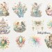 Fairy Magical Watercolor Clipart, Whimsical Fantasy Art, Enchanting ...