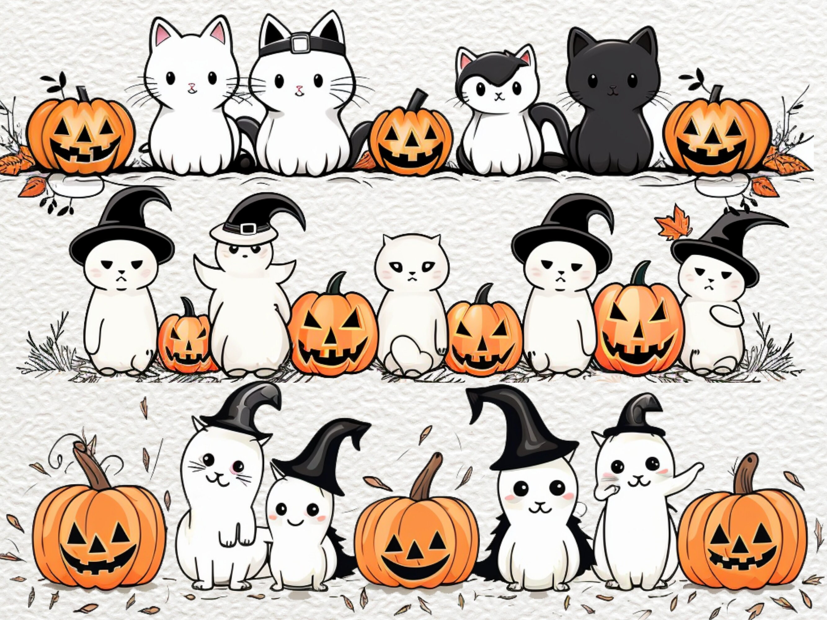 Ghost Cats Png, Cats Ghost Shirt, Spooky Vibes, Halloween Cat Svg ...