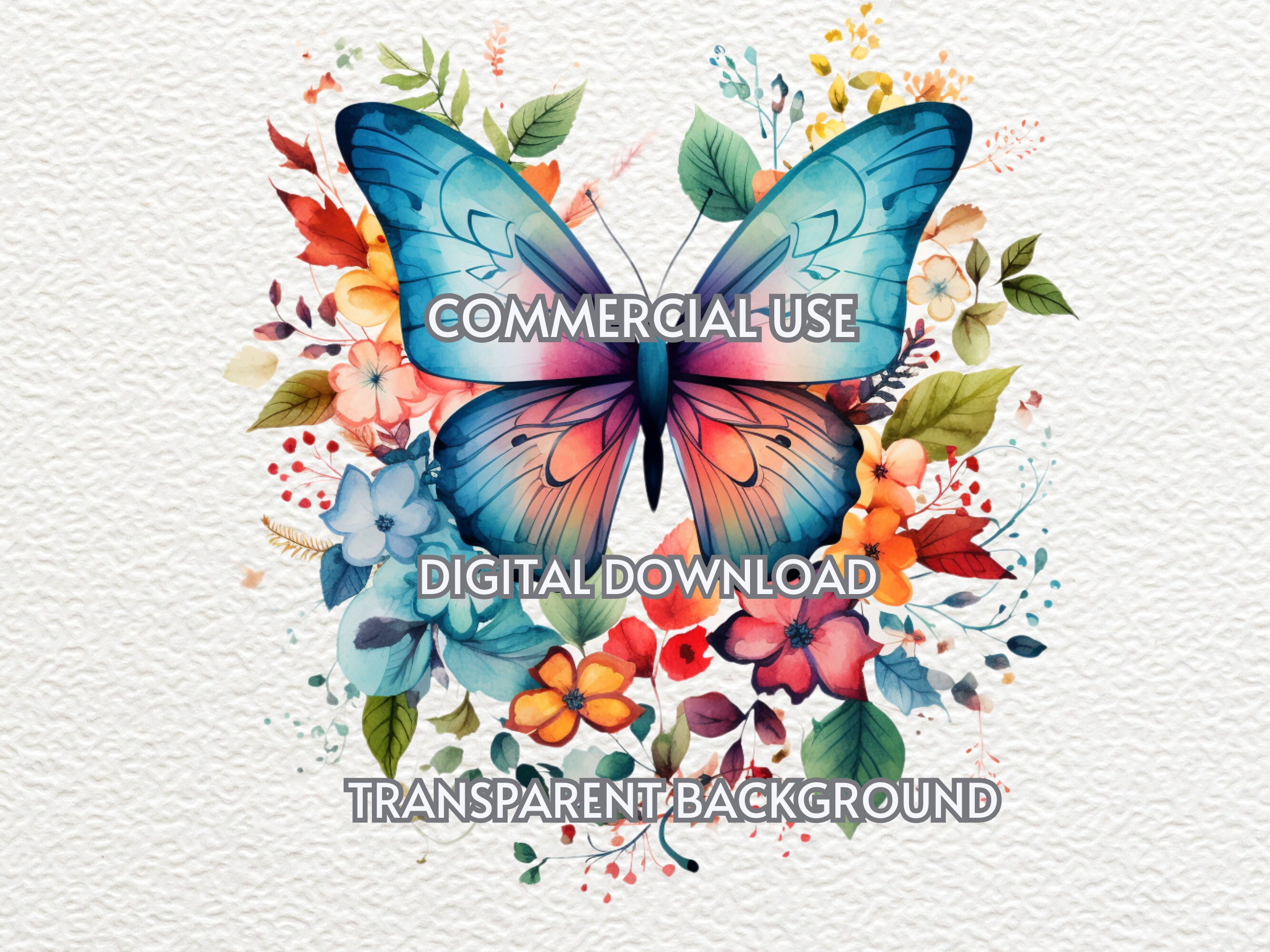 Watercolor Fantasy Butterfly Clipart, Butterfly Png Clipart,fantasy ...