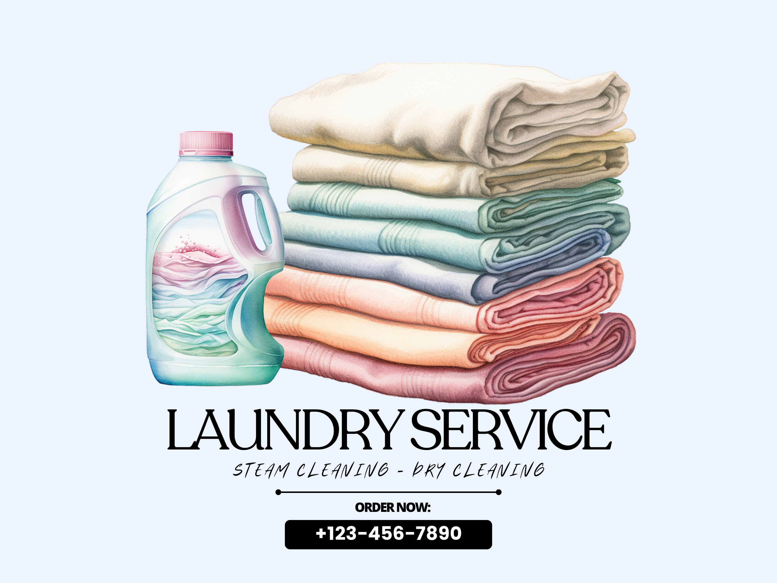 Watercolor Laundry Day Clipart, Housework Clipart, Laundry Png ...