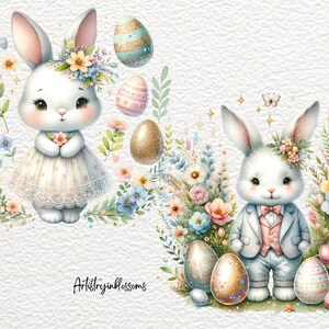 Easter Bunny Clipart | Easter Chicks Clipart | Easter Clip Art | Easter ...