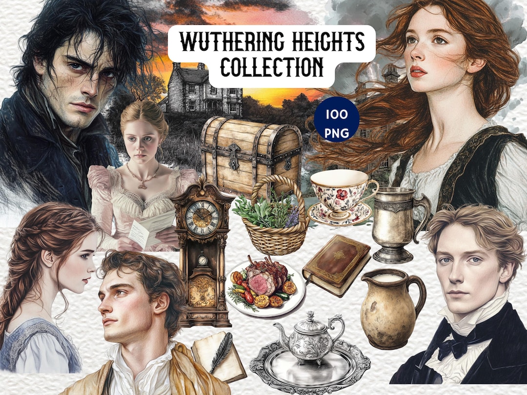 Wuthering Heights Clipart, Classic Literature Projects, Wuthering ...
