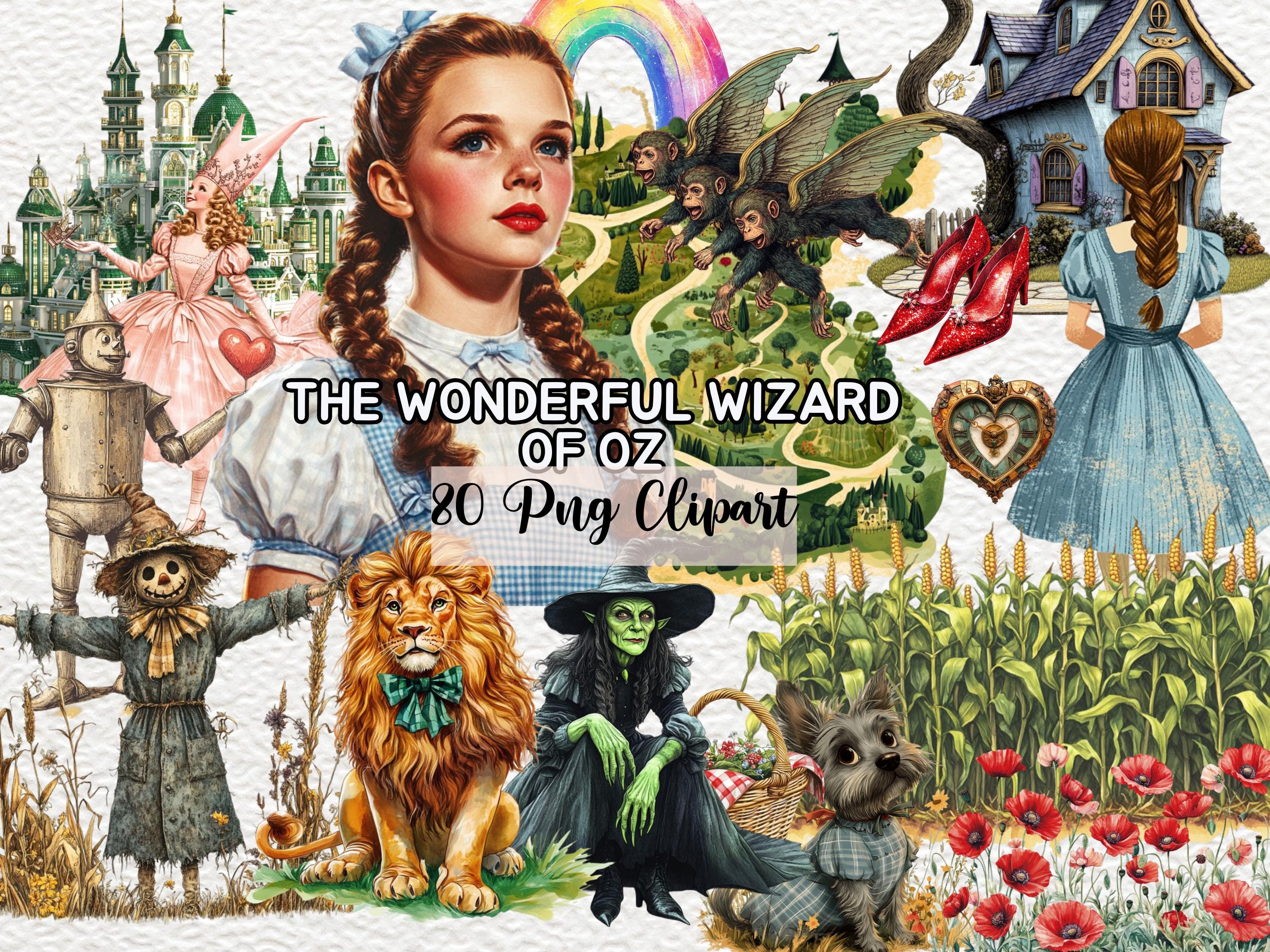 Watercolor Wizard of Oz Clipart, Wizard of Oz Watercolor Clipart ...