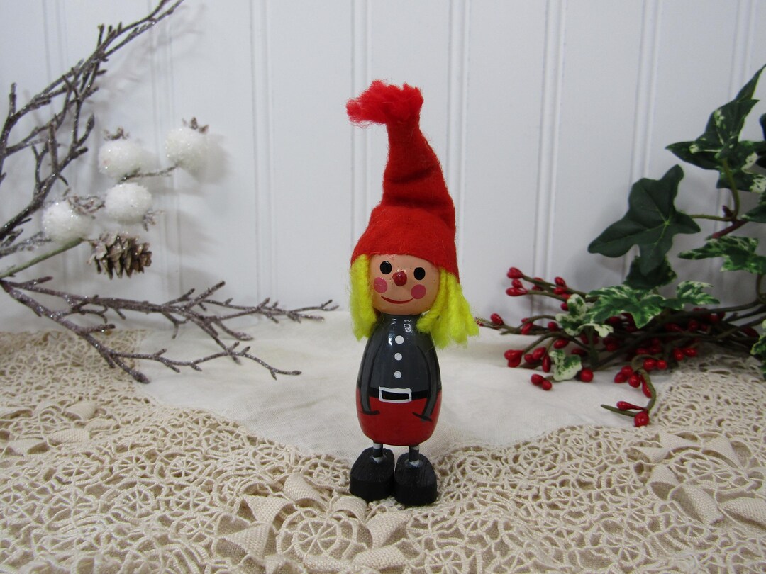 Vintage Daells Varehus Danish Nisser Boy - 1970s Christmas Decor - Etsy