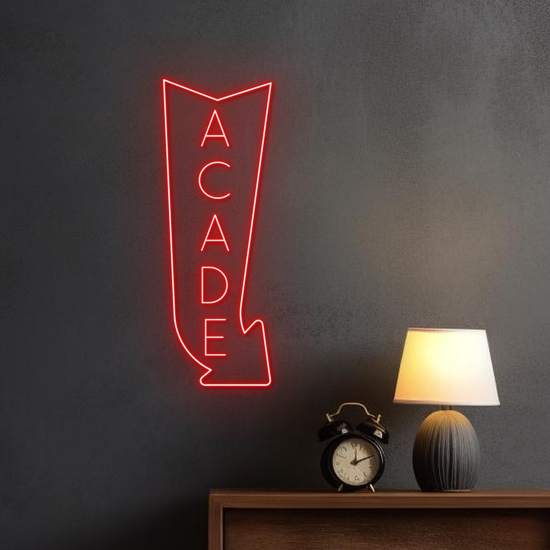 Arcade Right Arrow Neon Sign Arcade Arrow Led Light Arrow - Etsy