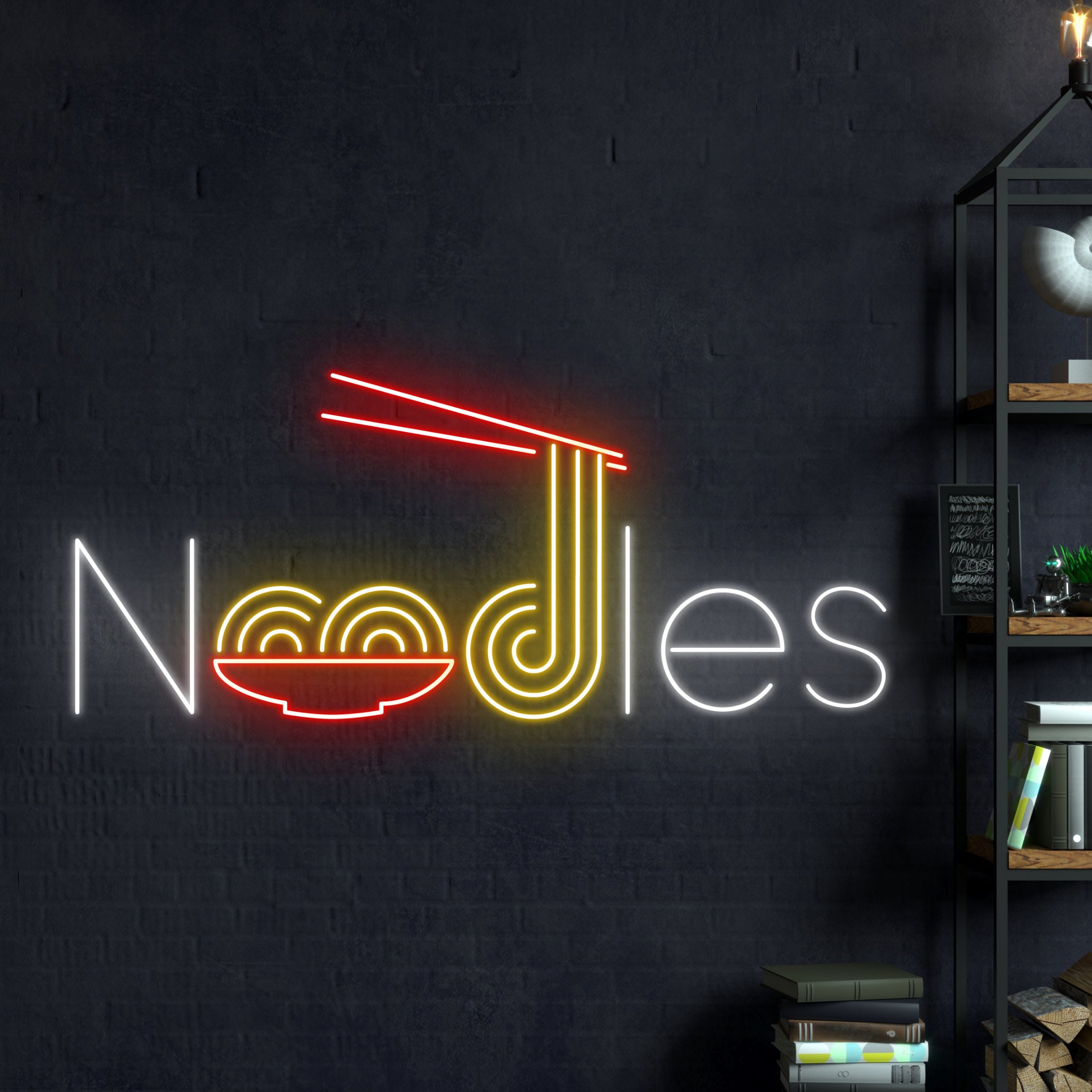 Custom Noodles Neon Sign Noodle Led Sign Noodles Lover Neon - Etsy