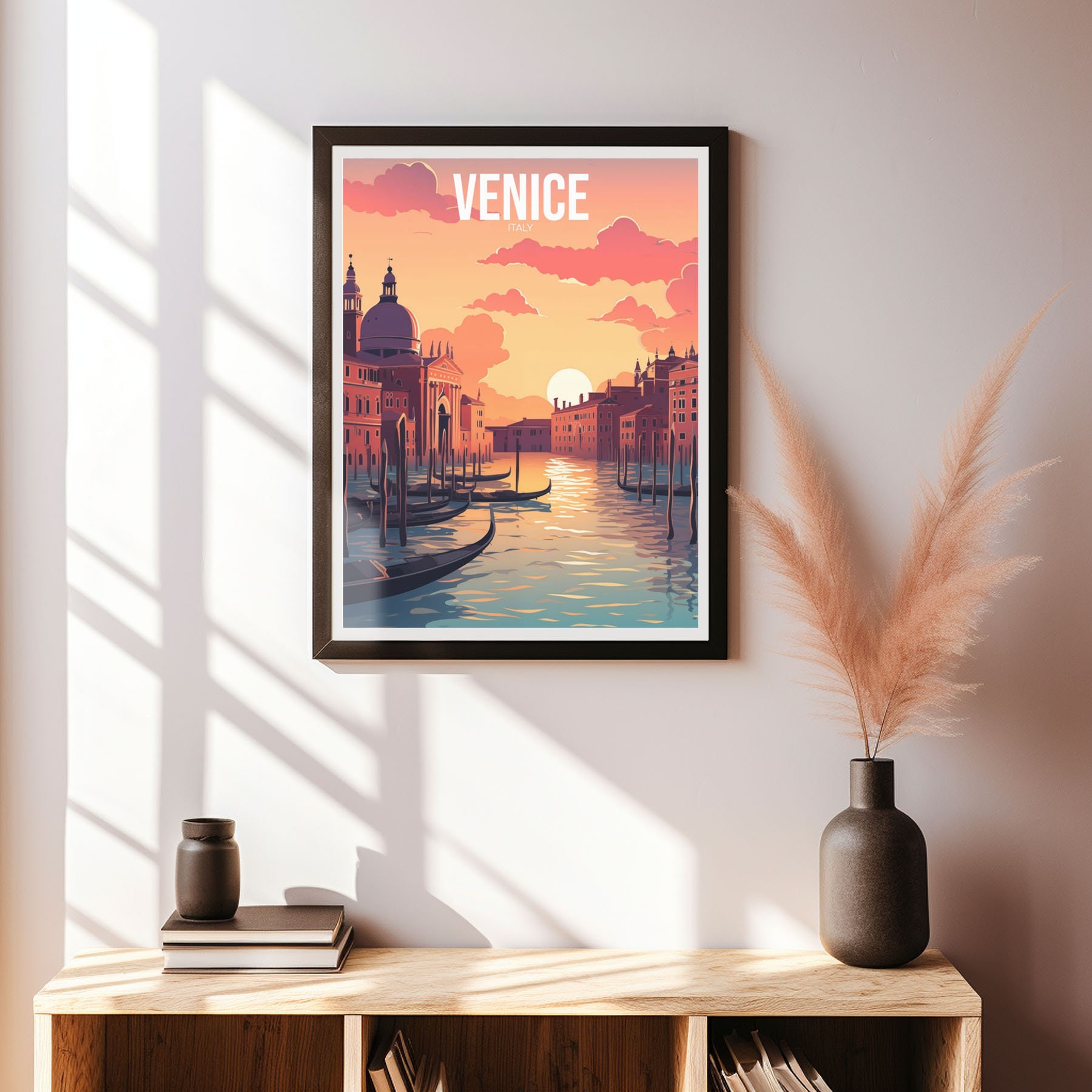Venice Italy Vintage Travel Poster | Venice Print | Venice Travel Print ...