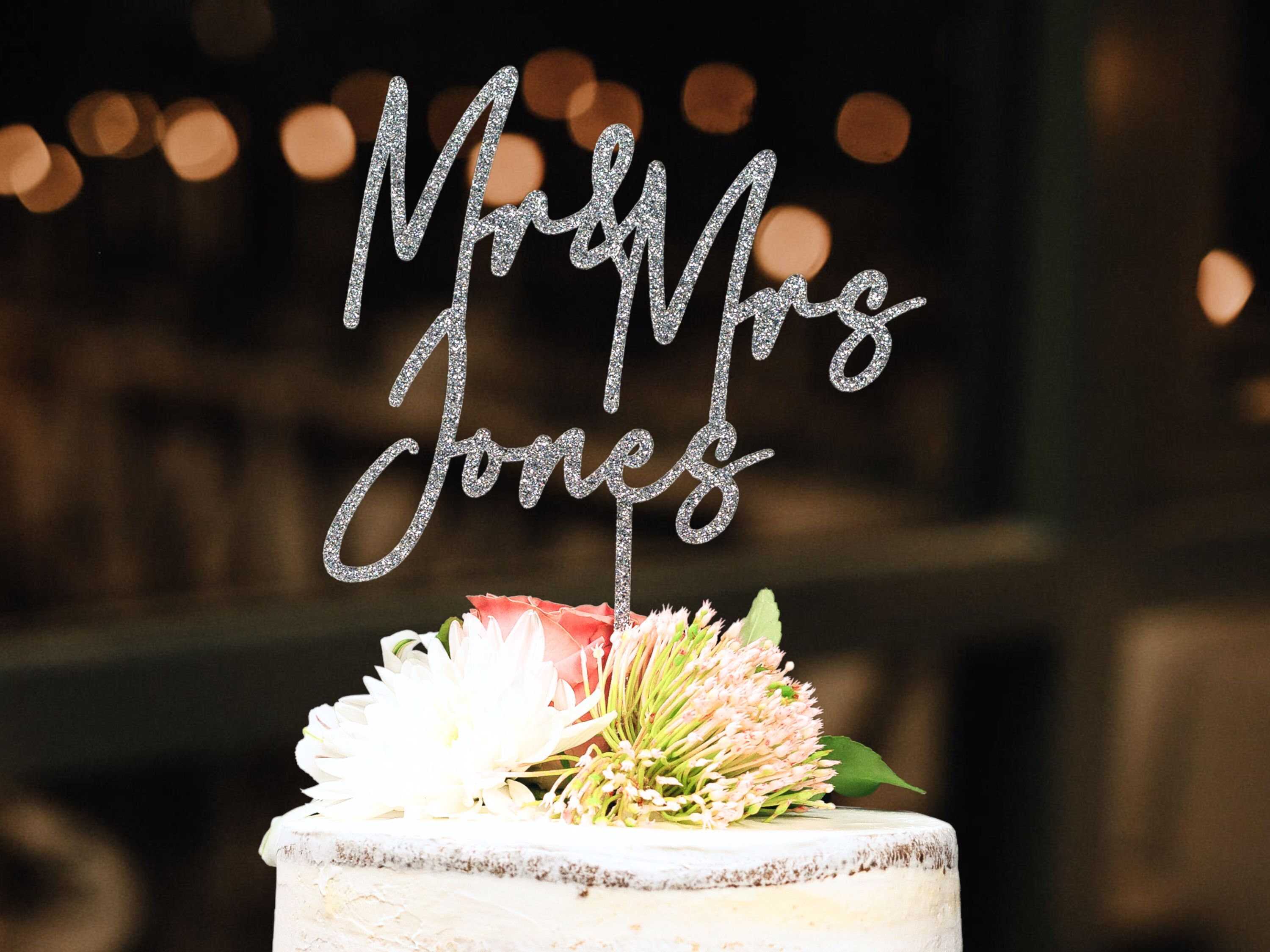 Bridal Shower Cake Topper Future Mrs Cake Topper Bridal Shower Decor ...