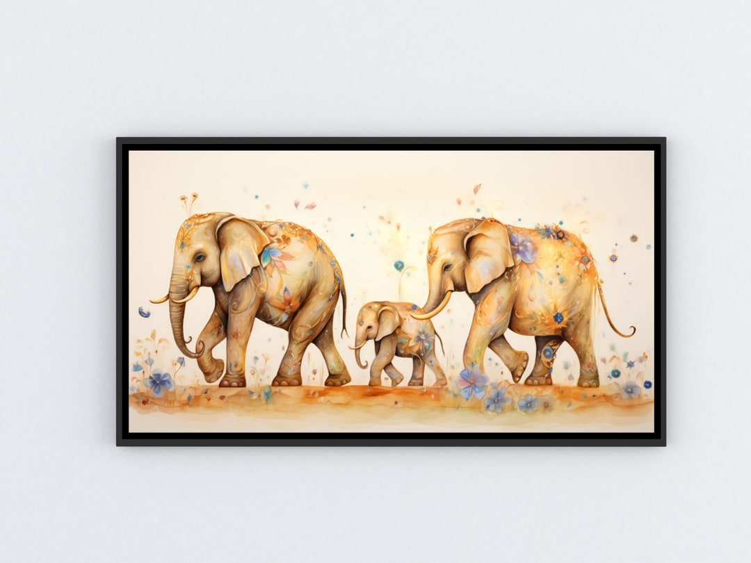 Elephant Feng Shui Symbol Luck Protection Wisdom Fengshui Office Wall ...
