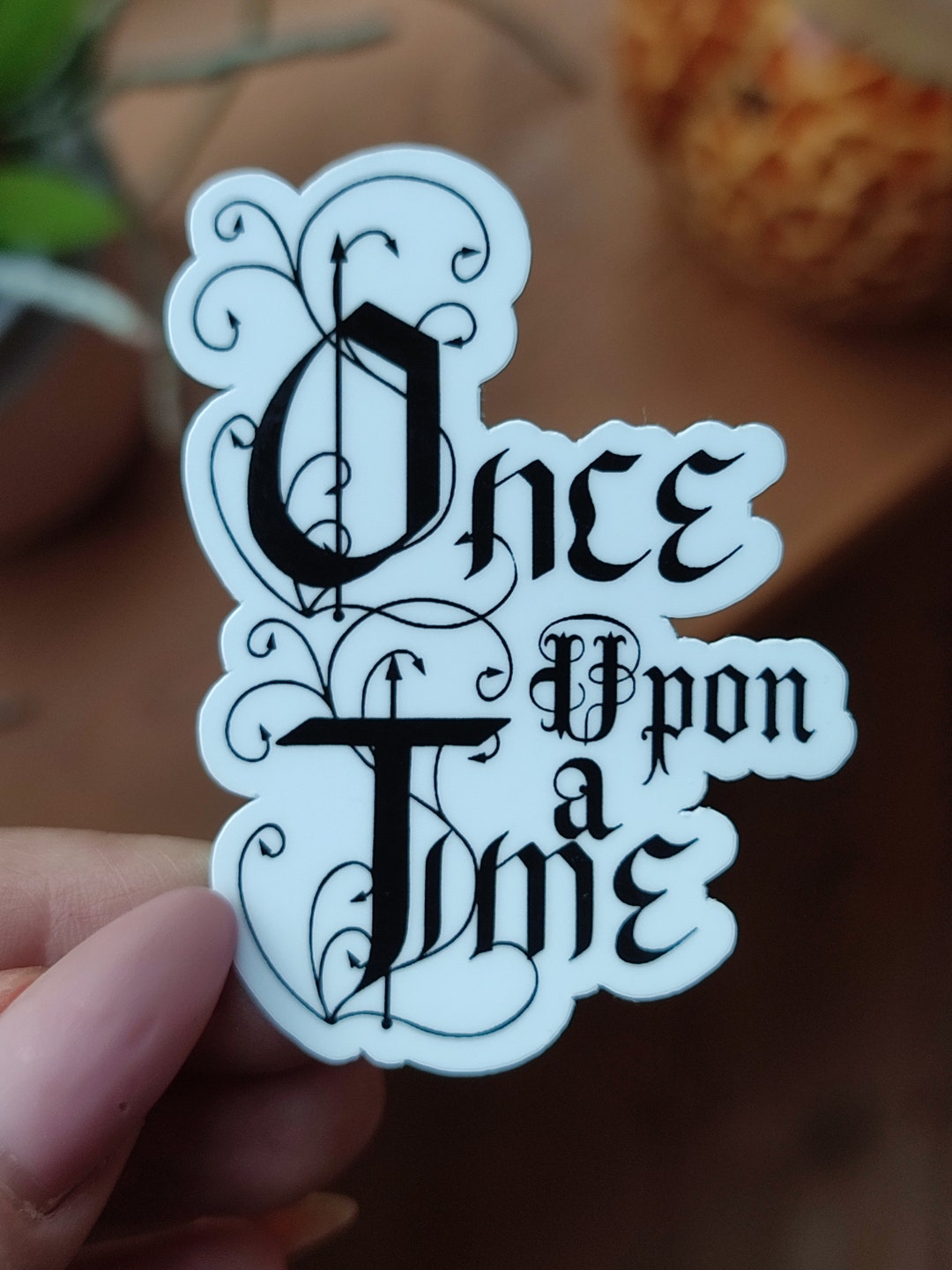 Vinyl Sticker- Once Upon A Time/once Upon a Time - Etsy