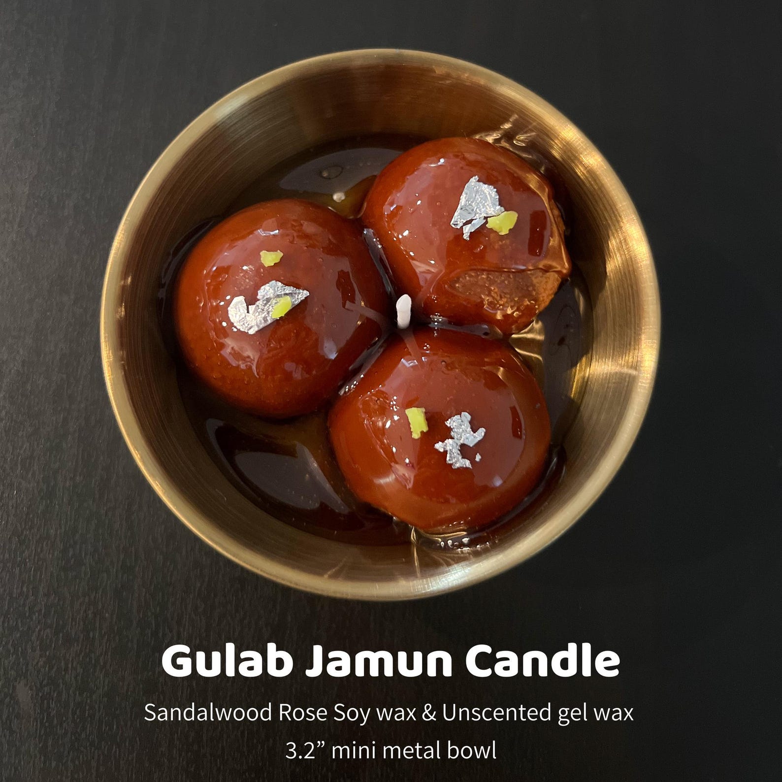 Gulab Jamun, Rasmalai, Gajar Halwa Candles | Home Decor & Favor Gifts ...