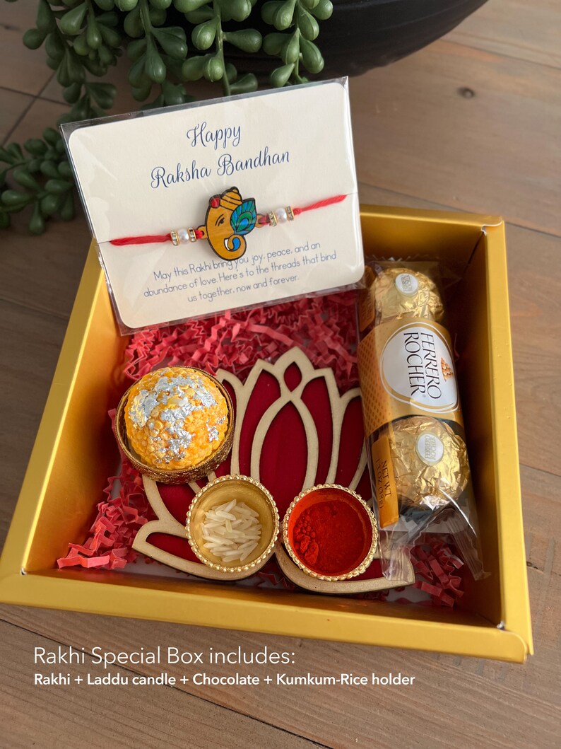 Rakhi Gift Box | Desi Gifts Hamper - Etsy