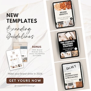 Editable Brand Board Kit – Two Style Boards for Logo, Colour Palette ...