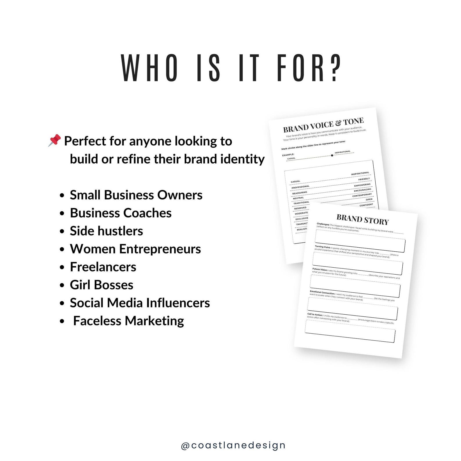 Branding Planner Workbook: 40 Printable Business Worksheets, Editable ...