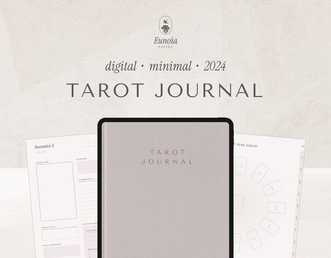 Digital Tarot Journal 2024 Daily Card Reading Tarot - Etsy