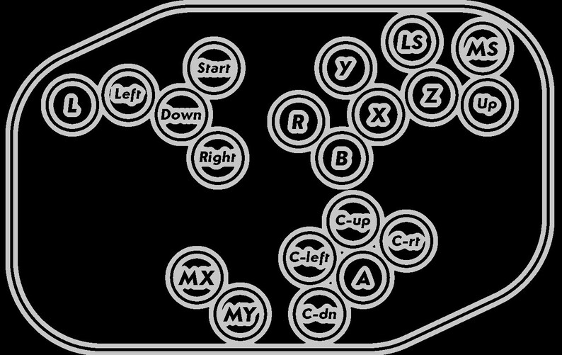 Rana Tadpole - Pocket Size All Button Gamecube Controller (b0xx ...