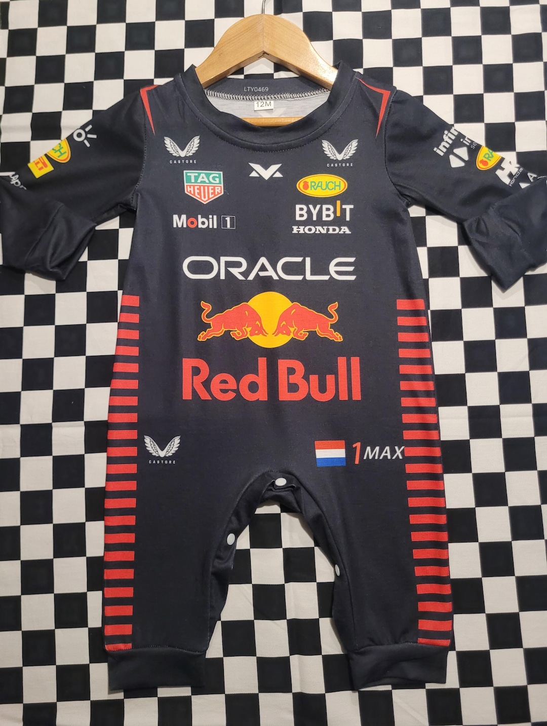 Red Bull F1 Baby Racing Overalls. Size 12 Months - Etsy