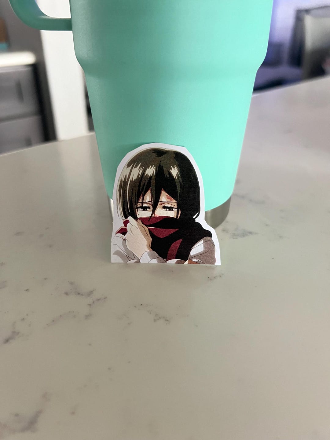 Mikasa Ackerman Anime Sticker - Etsy