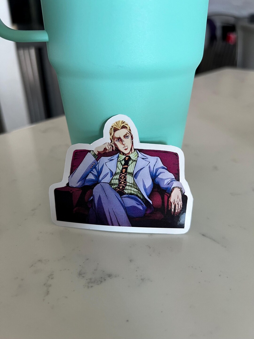 Yoshikage Kira Anime Sticker - Etsy
