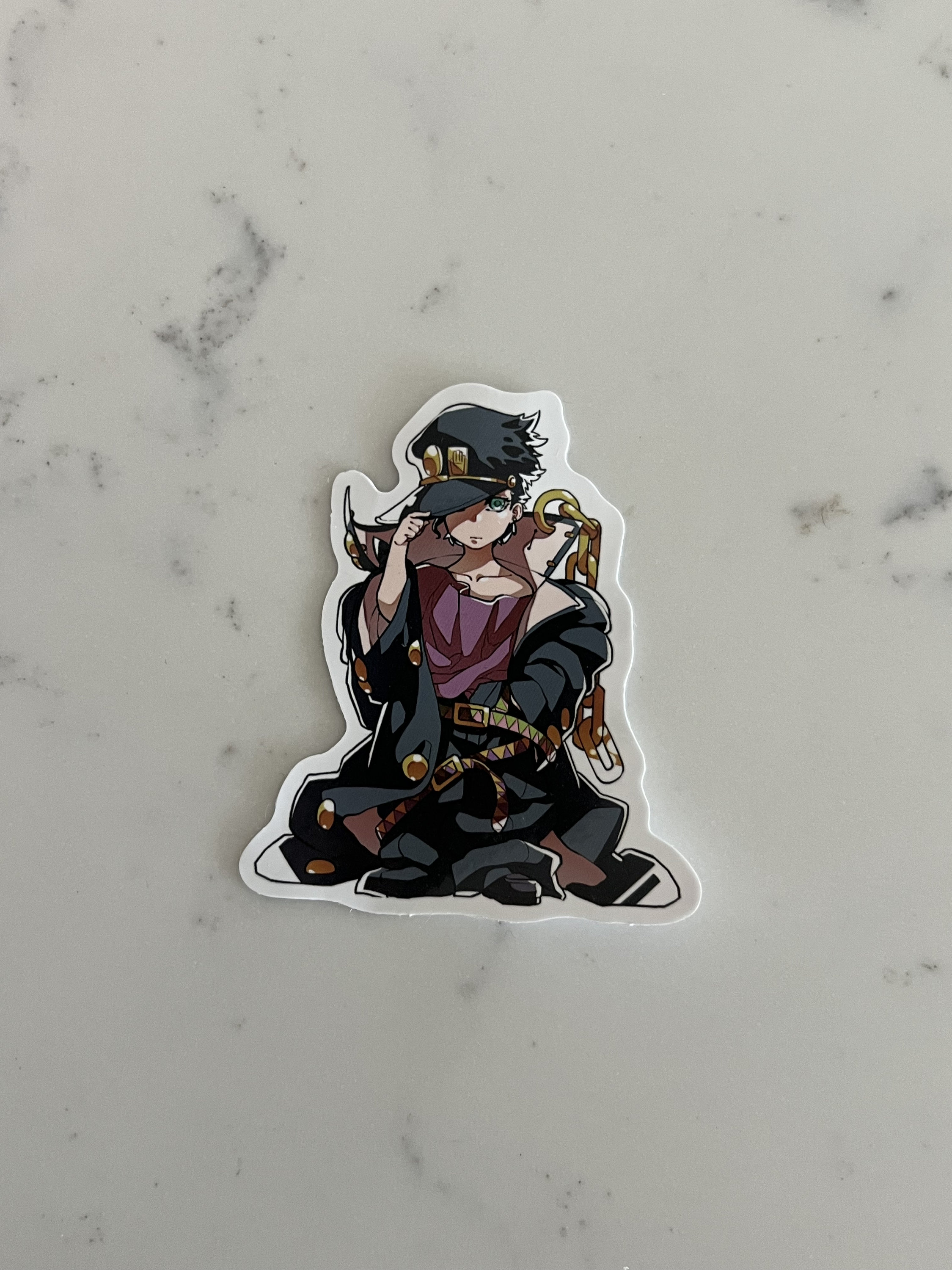 Jotaro Kujo Anime Sticker Set - Etsy