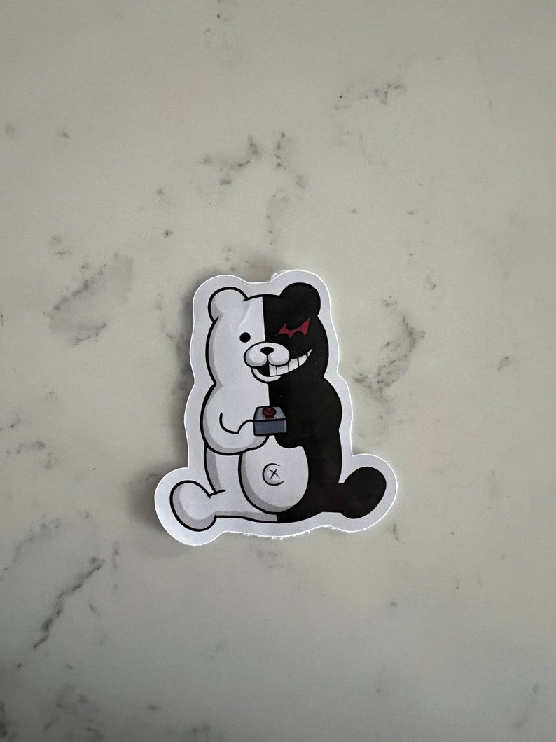 Monokuma Anime Sticker - Etsy