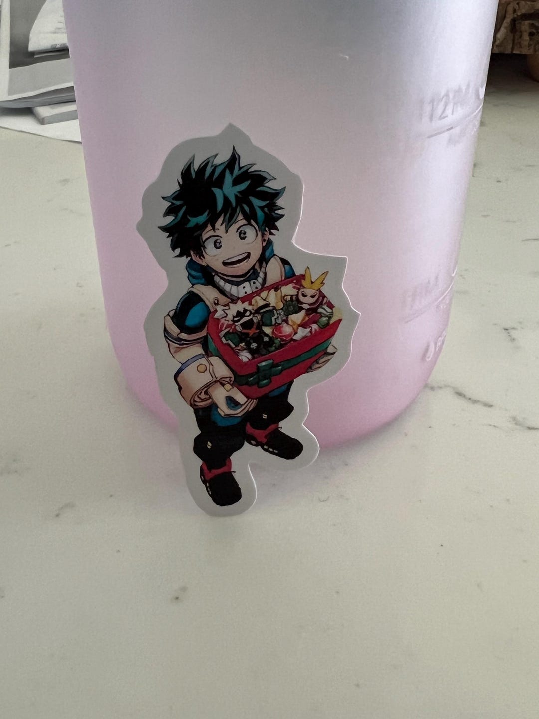 Izuku Midoriya - Christmas Anime Sticker - Etsy
