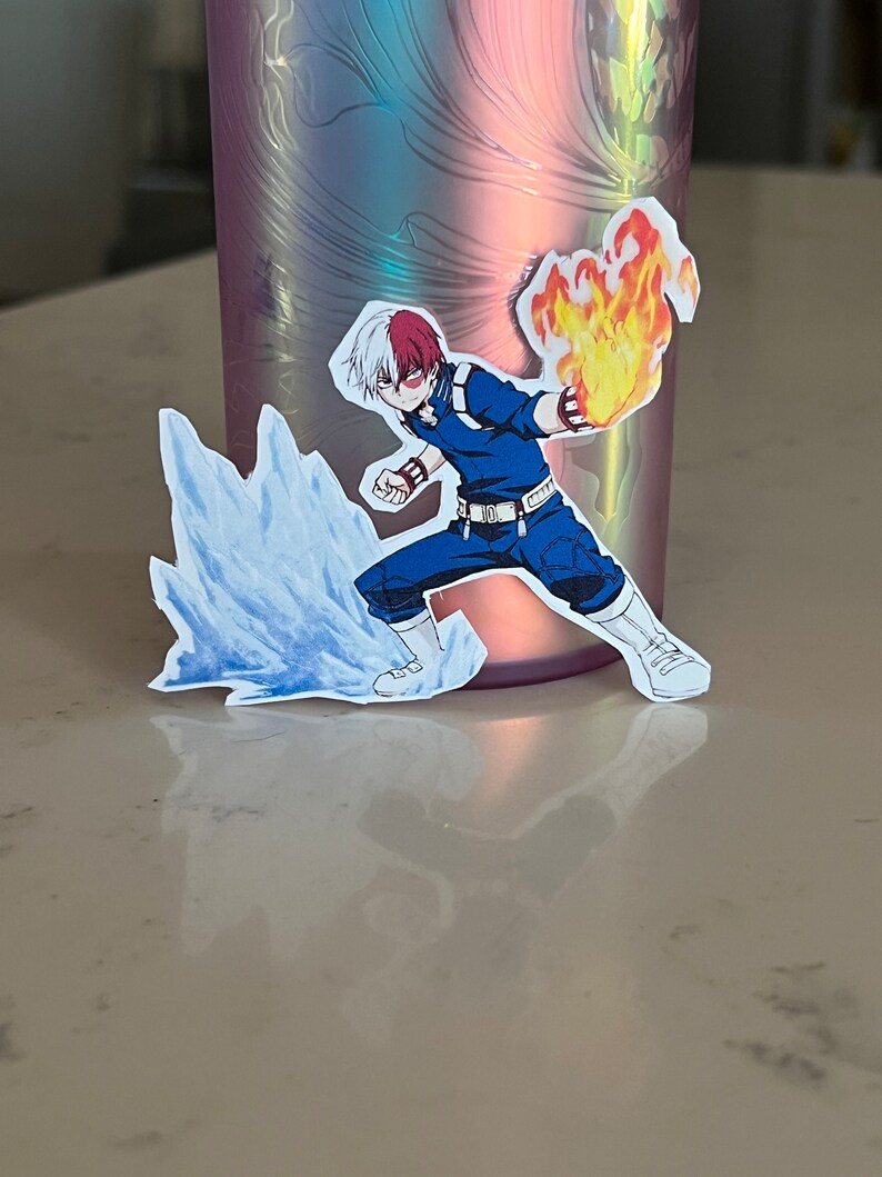 Shoto Todoroki Anime Sticker - Etsy
