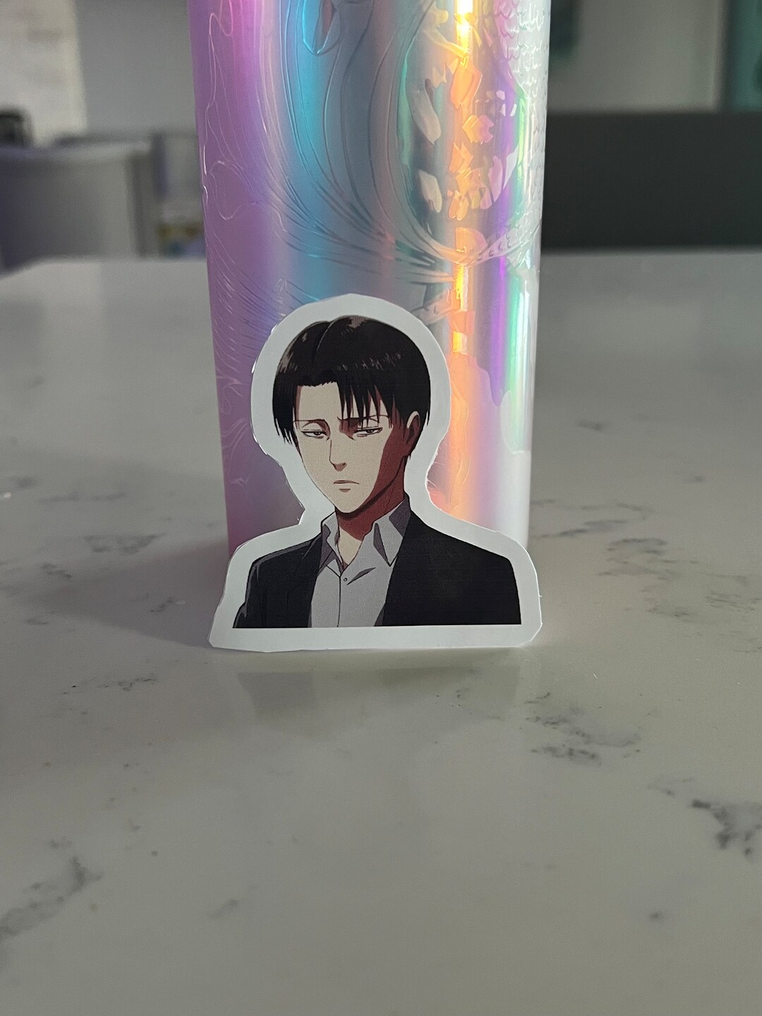 Levi Ackerman Anime Sticker - Etsy