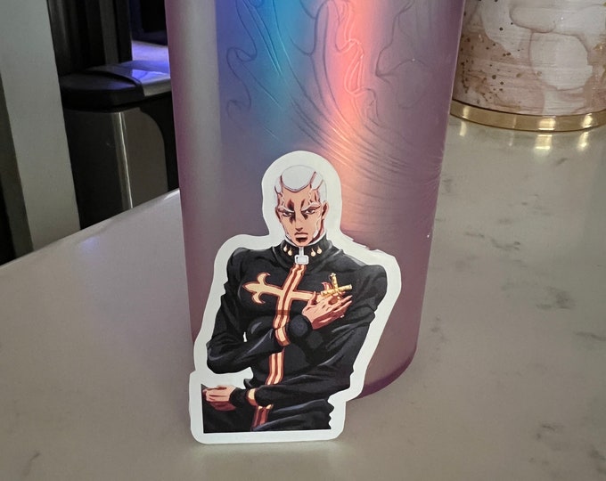 Father Pucci - Anime Sticker - Etsy