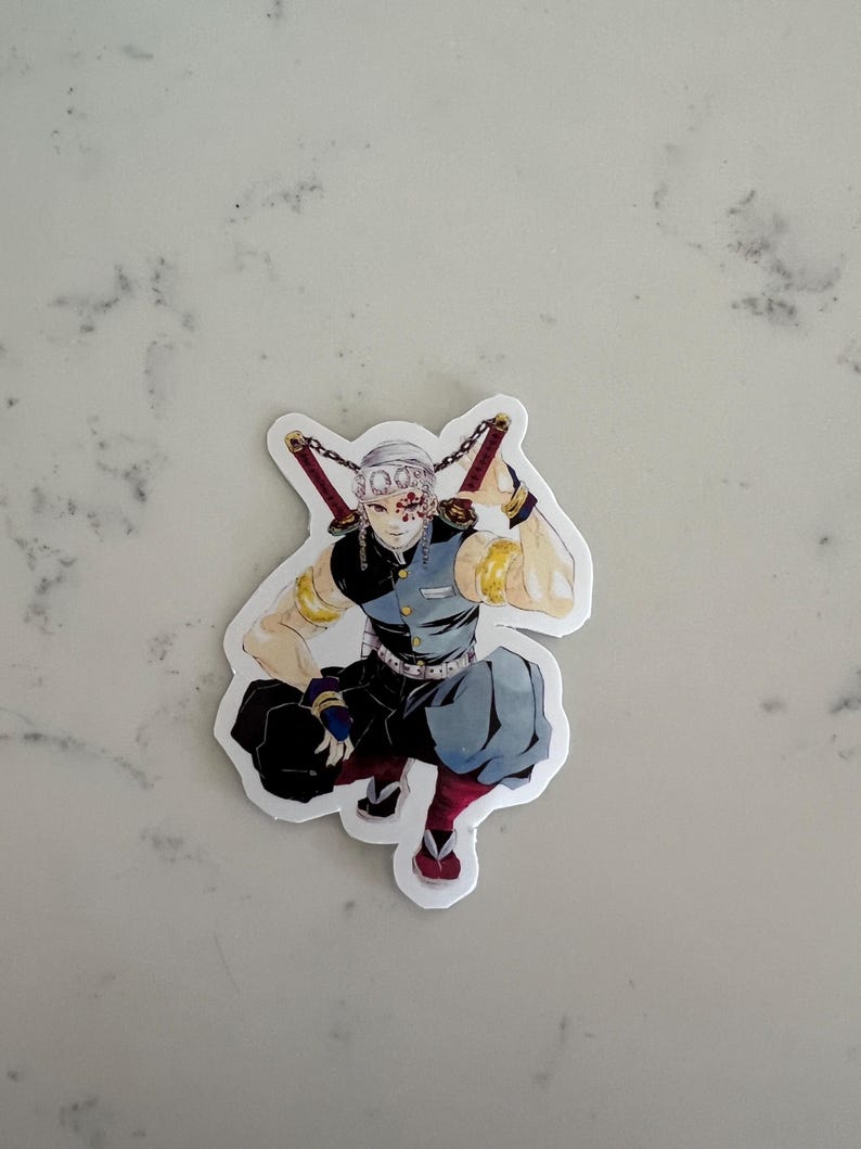 Tengen Uzui Anime Sticker - Etsy