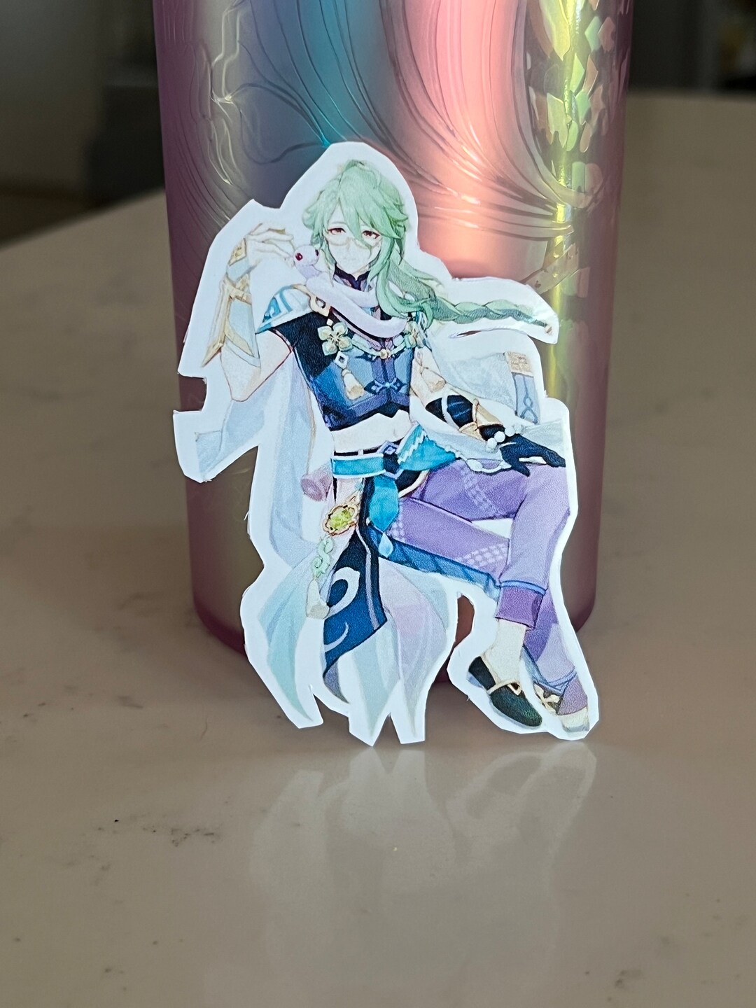 Baizhu Anime Sticker - Etsy