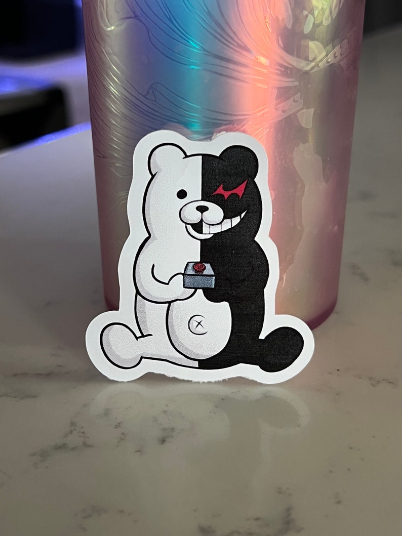 Monokuma Anime Sticker - Etsy