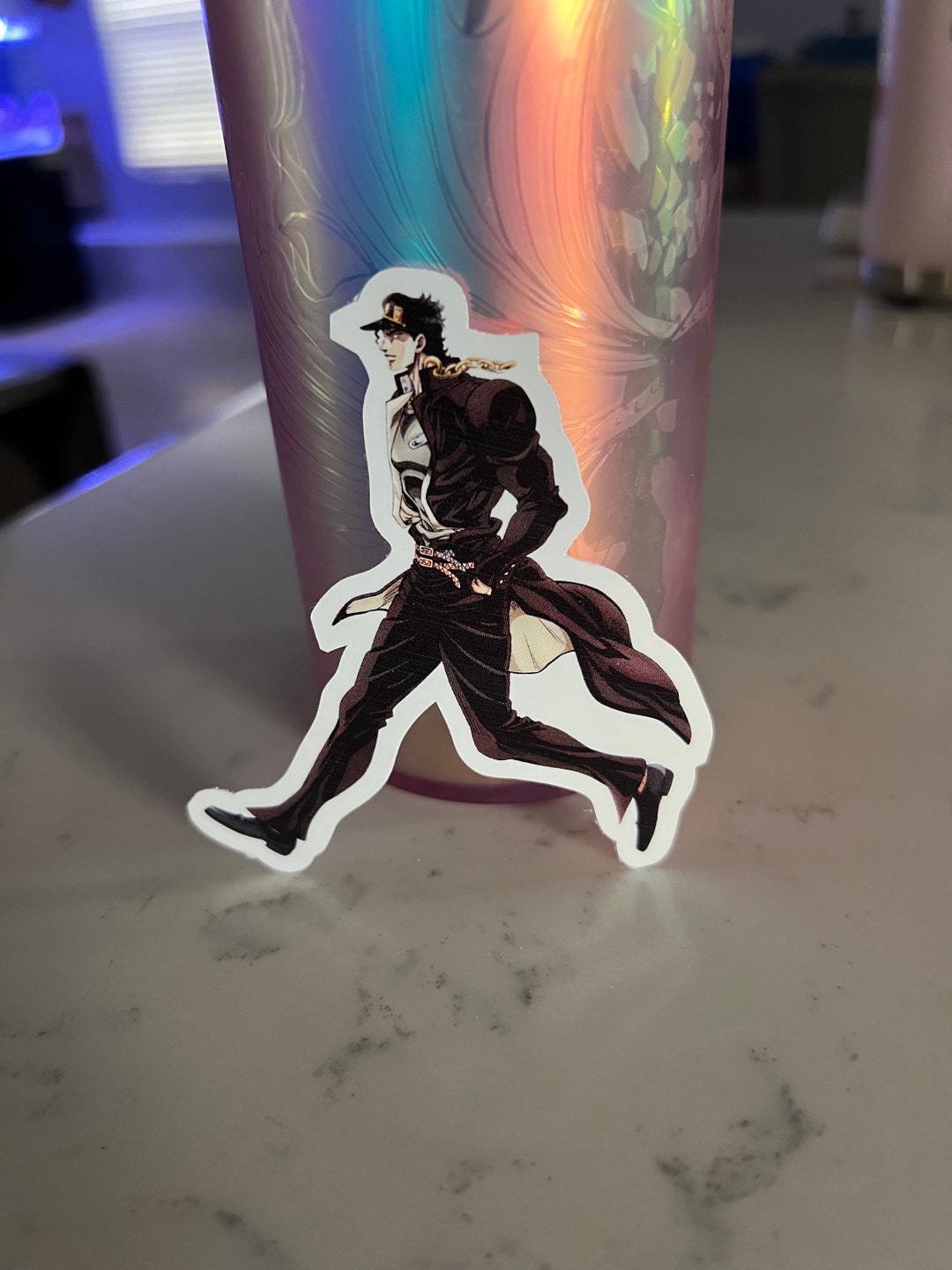 Jotaro Kujo Anime Sticker - Etsy
