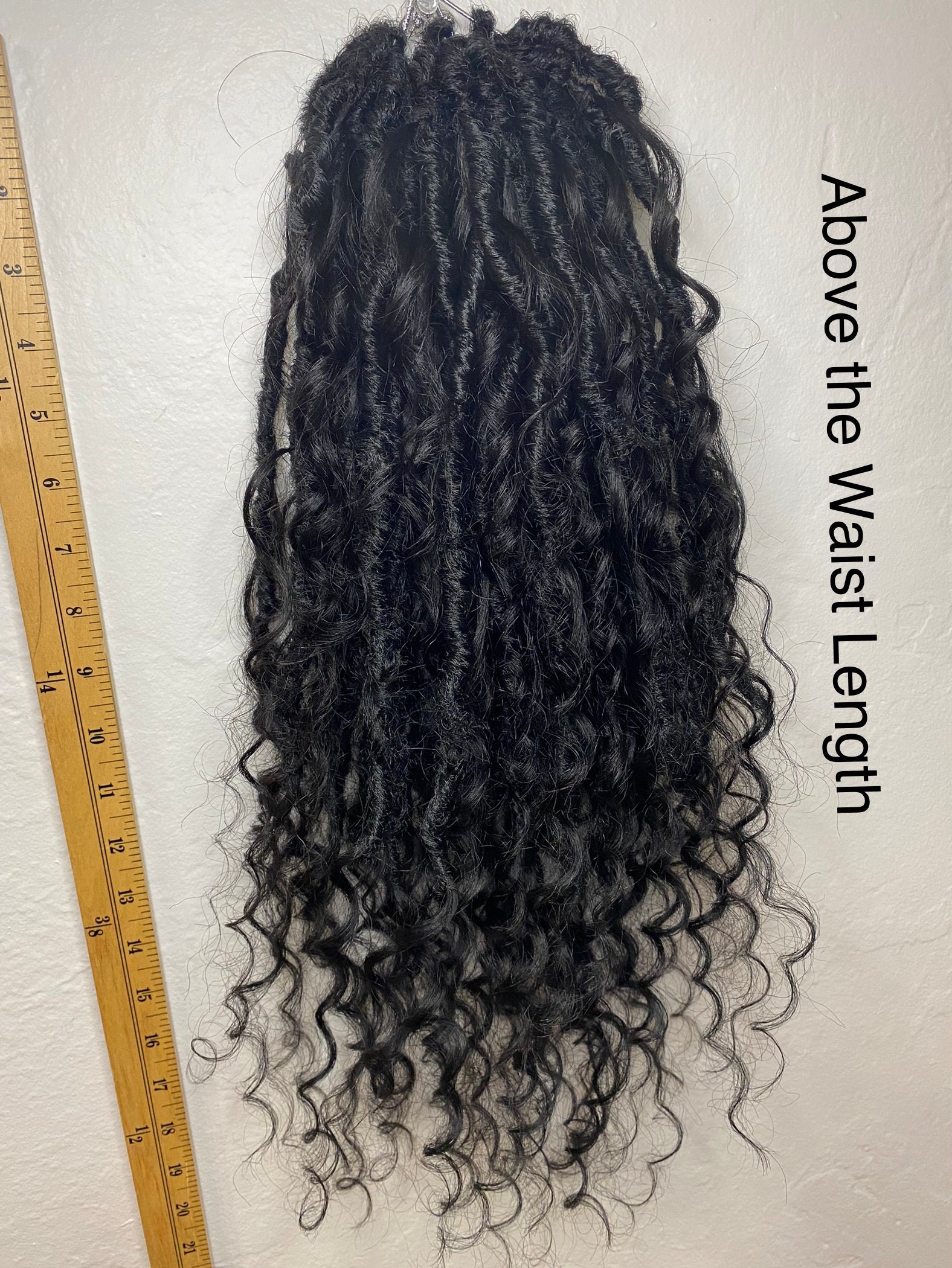 Human Hair Boho Locs - Bohemian Dread Locs - Boheiem Locs - Faux Locs ...