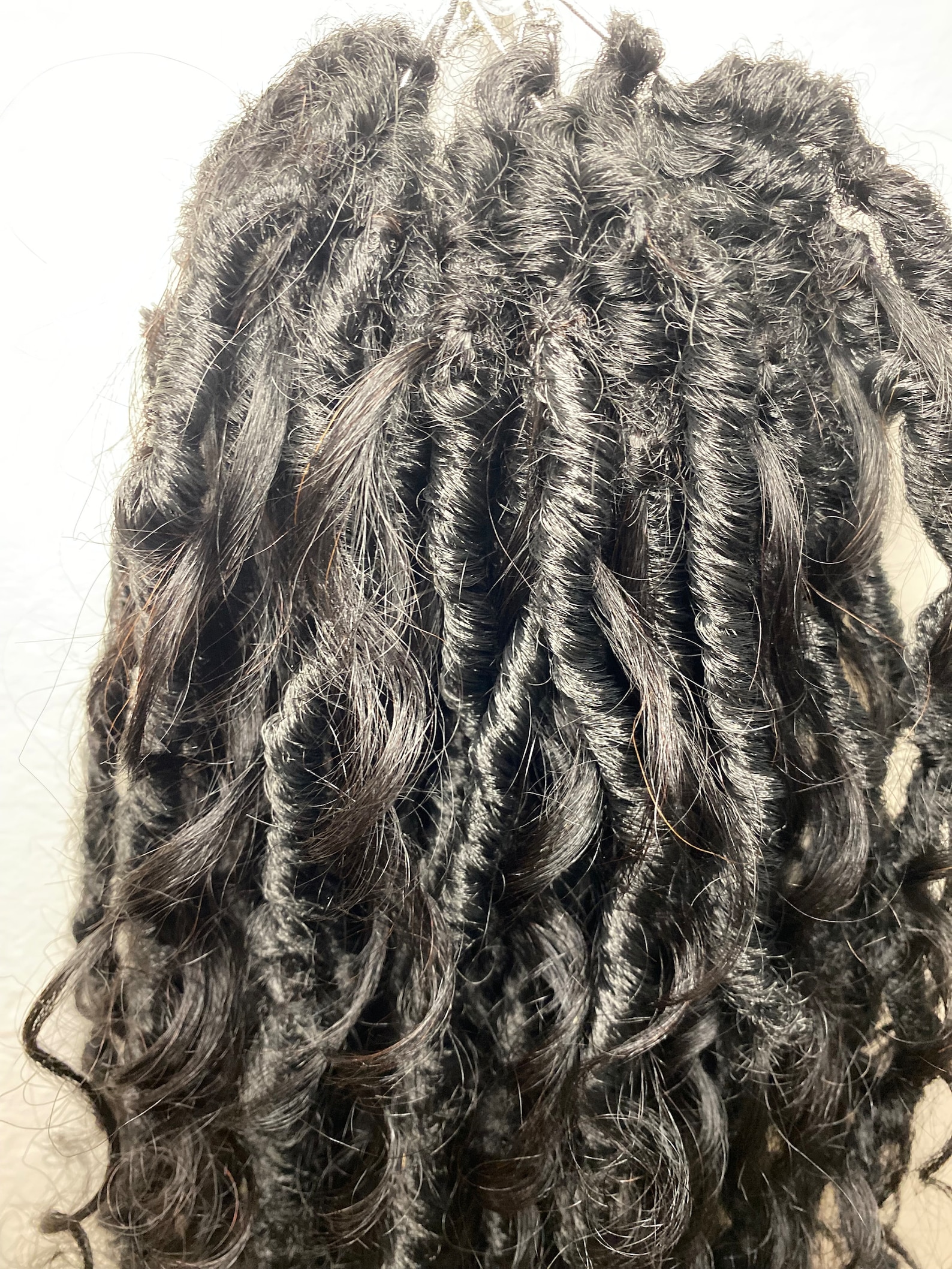 Human Hair Boho Locs - Bohemian Dread Locs - Boheiem Locs - Faux Locs ...