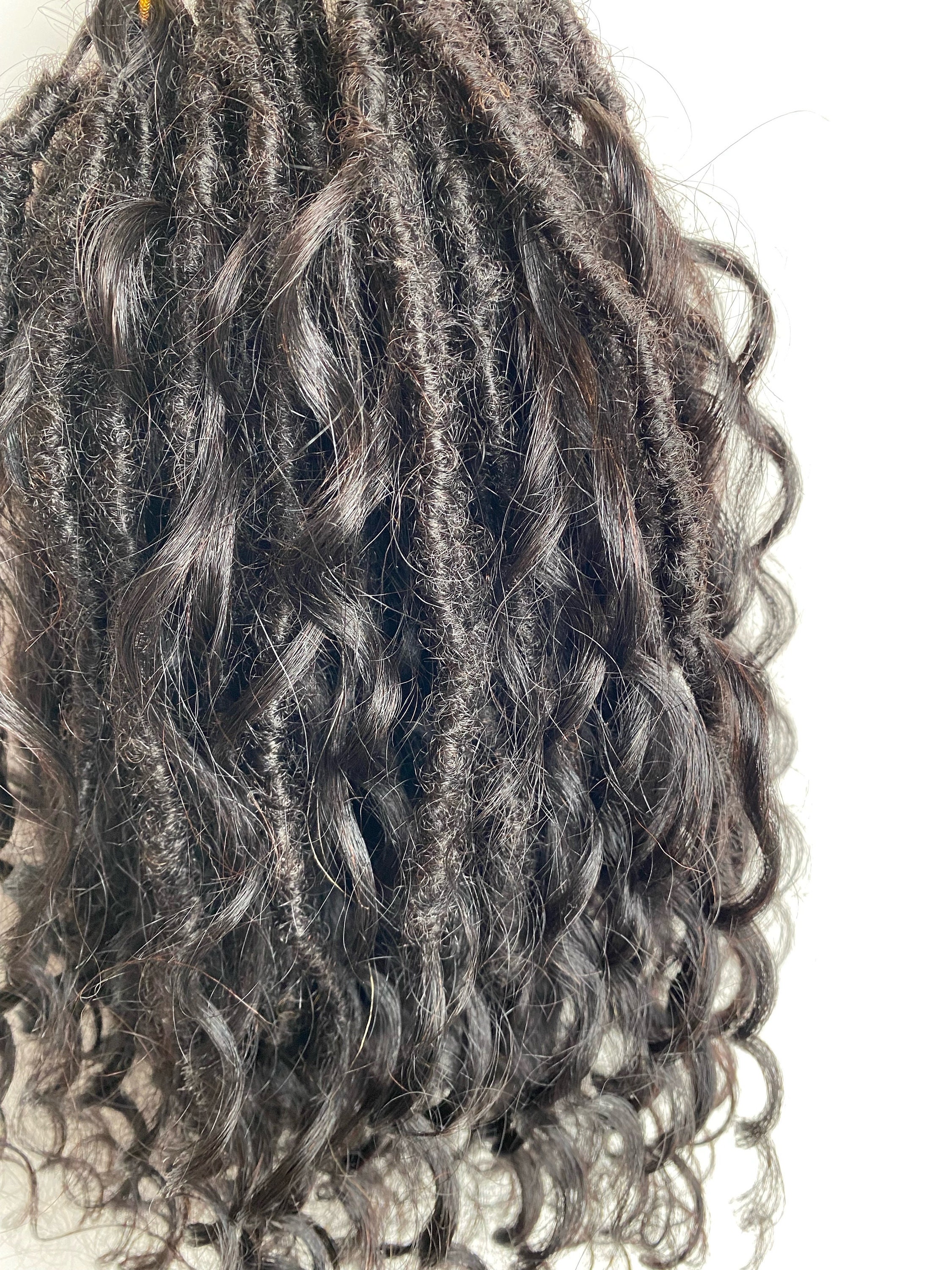 ALL Human Hair Boho Locs Bohemian Dread Locs Boheiem Locs Human Locs ...