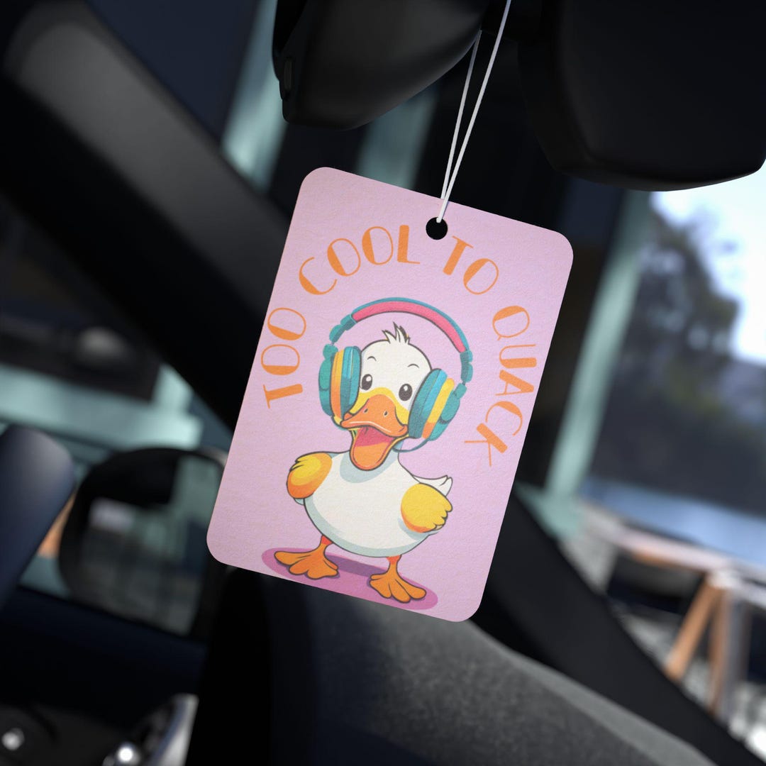 Funny Duck Air Freshener, Funny Car Decor, Gift for Duck Lovers, Cute ...