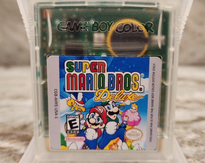 Super Mario Bros. Deluxe Authentic, Game Boy Color Game Cartridge ...