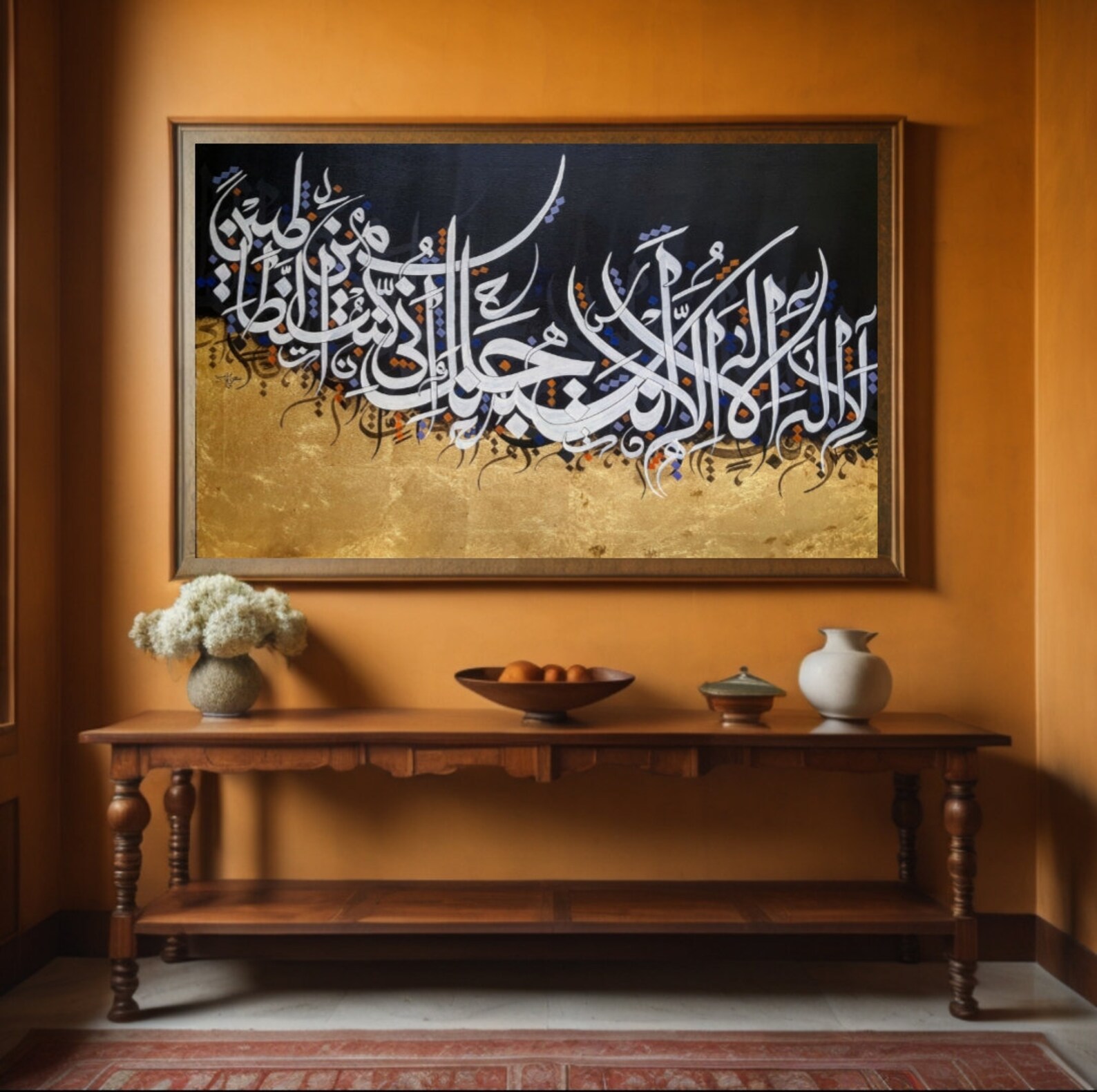 Islamic Wall Art Original Artwork Oil Painting| Muslim Wall Art Islamic ...