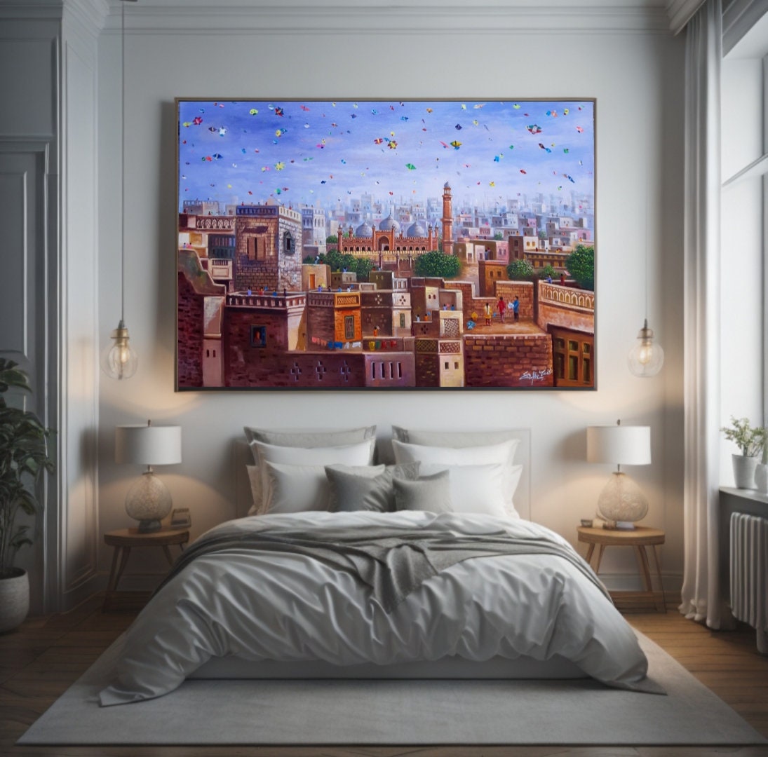 Basant Original Painting| Painting on Canvas Large Oil Painting ...