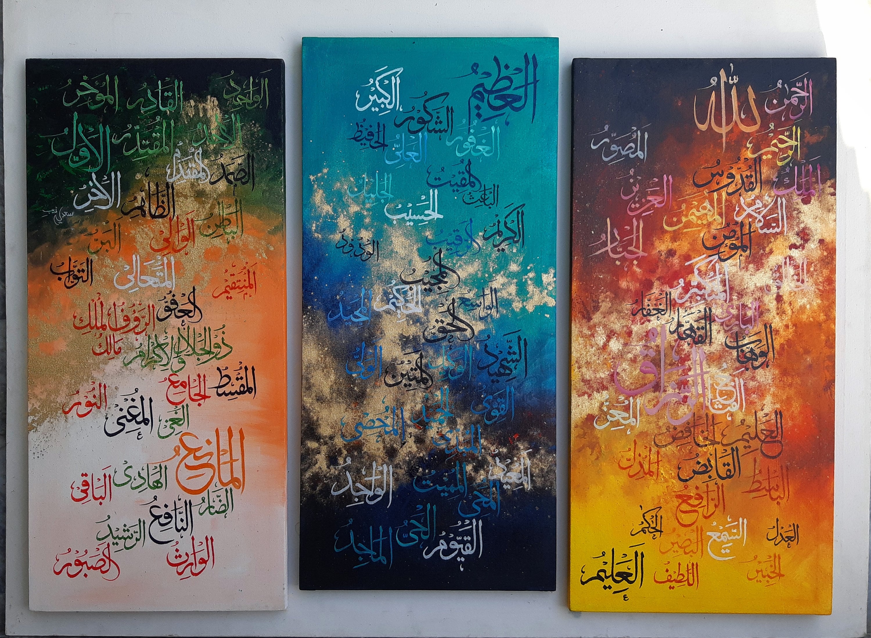 Islamic Wall Art Original Painting| Painting on Canvas Islamic ...