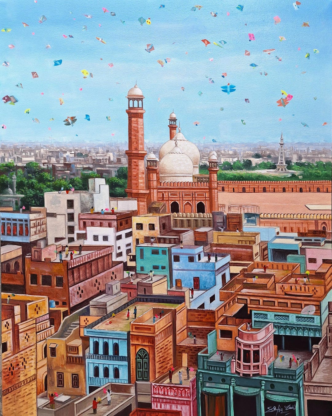 Indian Basant Painting for Indian Home Decor -indian Wall Art ...