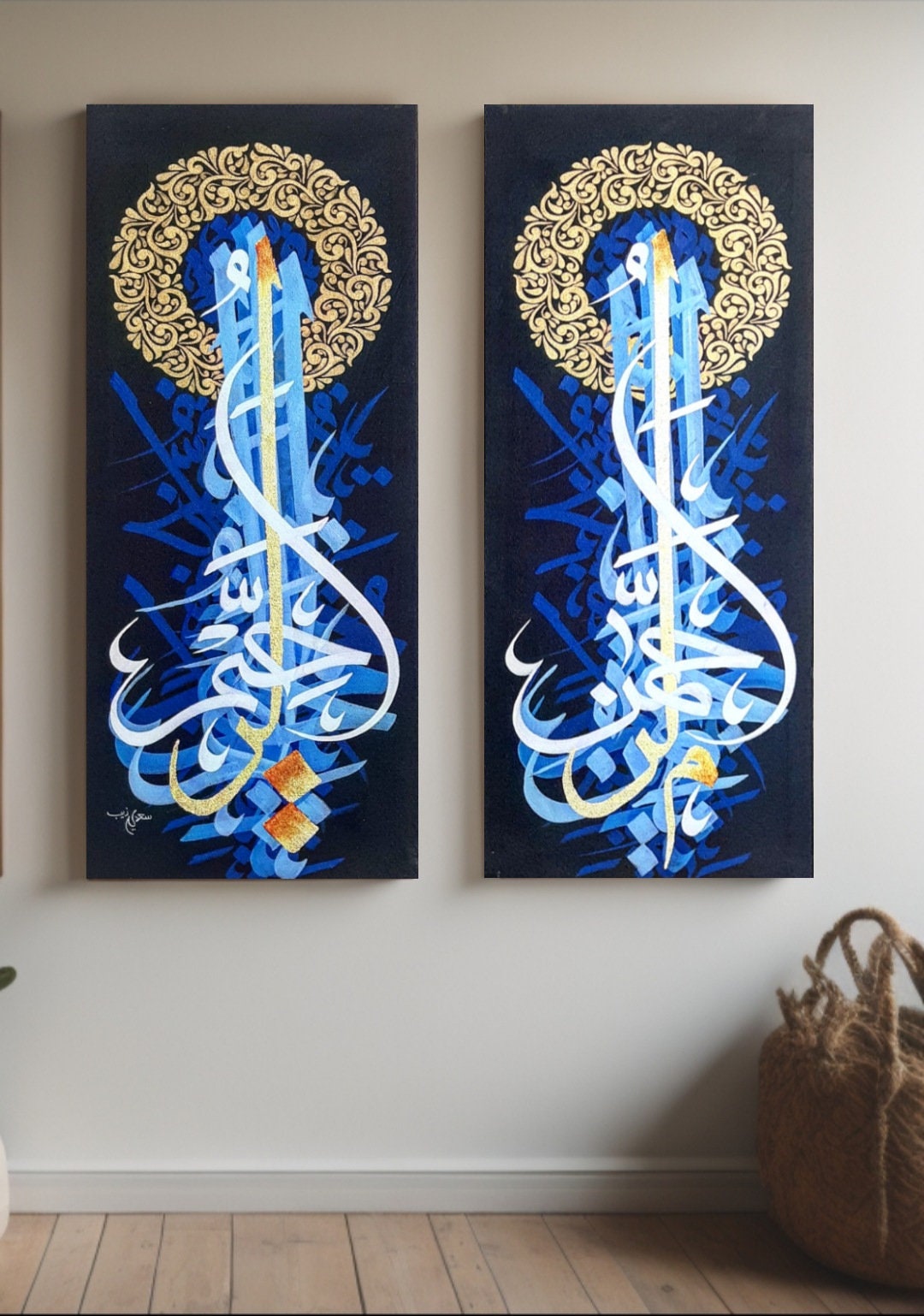Islamic Wall Art Original Painting Painting on Canvas Islamic ...