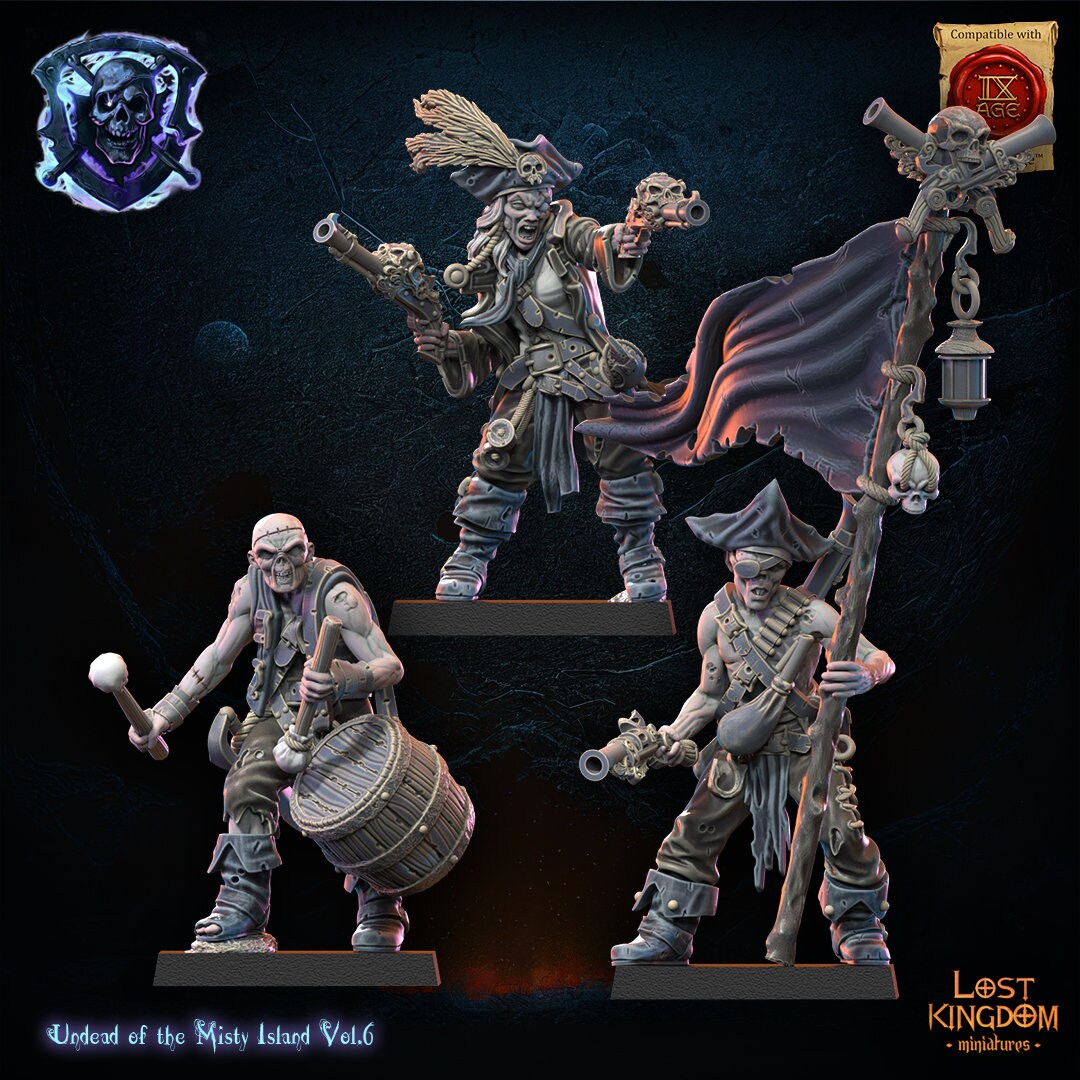 Grupo de mando de artilleros de la Isla Misty, No muertos de la Isla ...