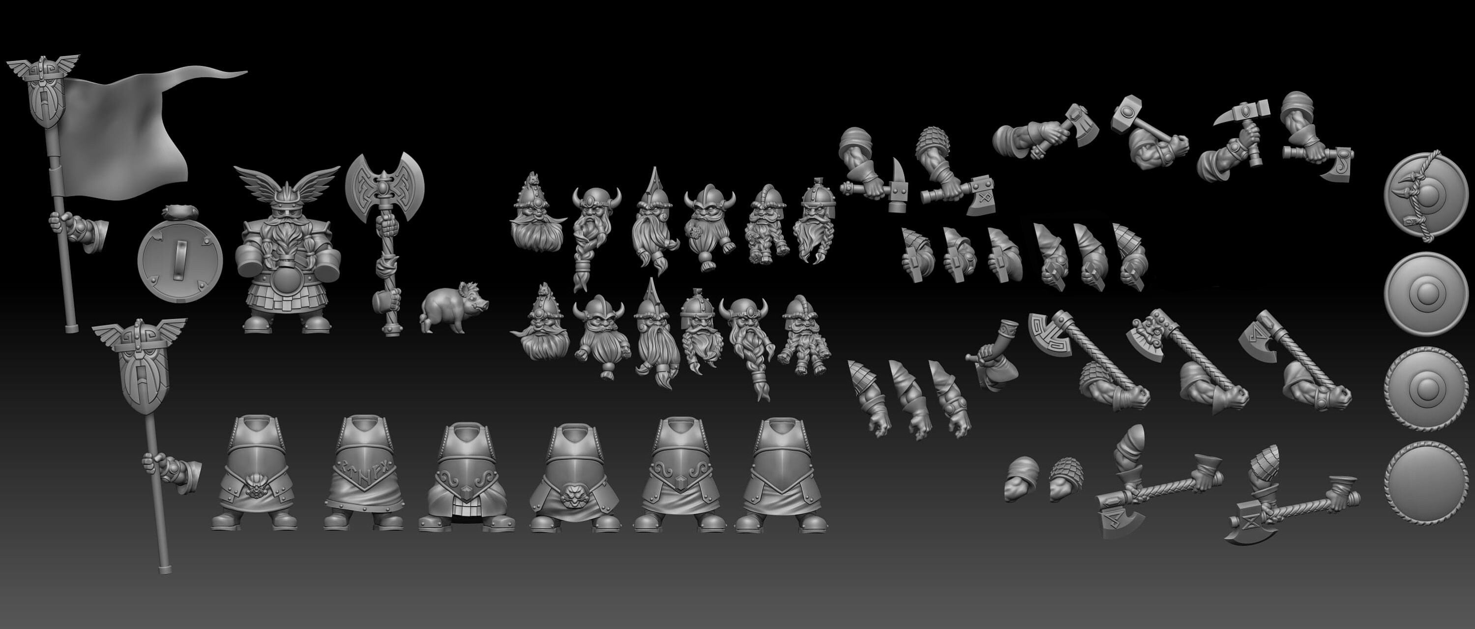 Durgin Paint Forge Ranks&files Dwarf Clan Warriors - Etsy