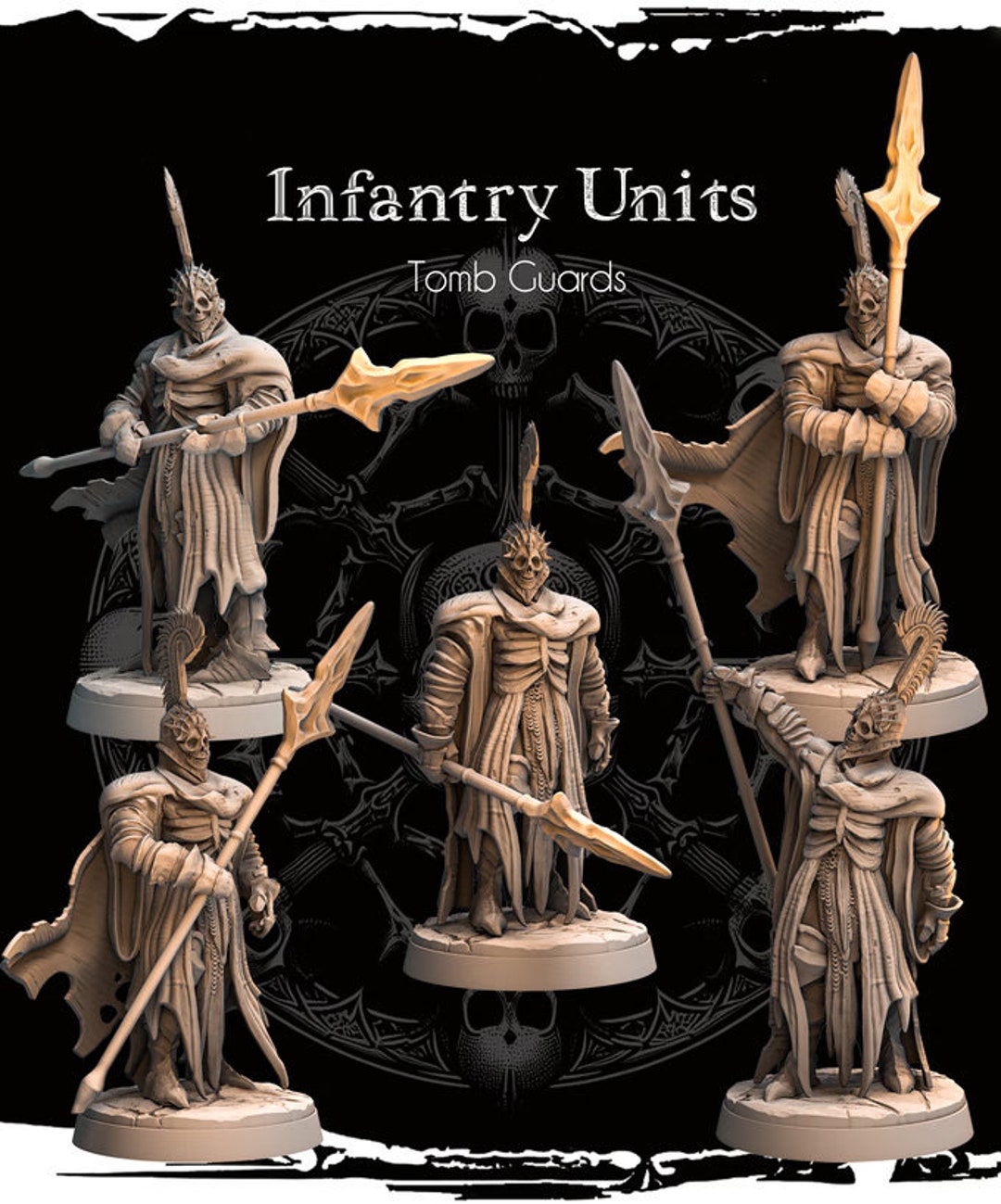 Skeleton Tomb Guards Army of Darkness: Skeletons - Etsy