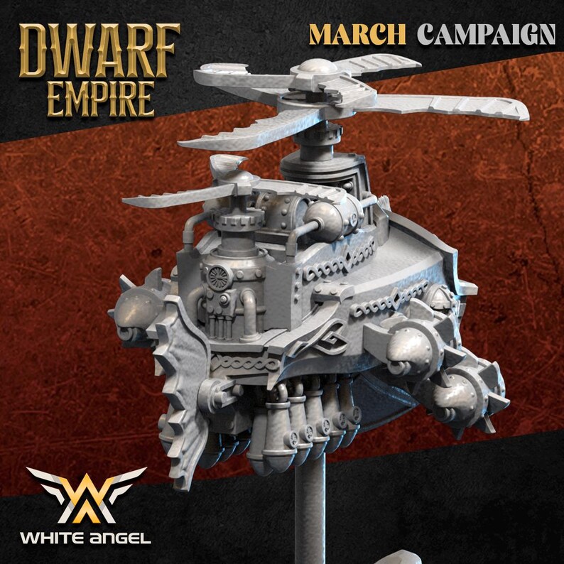 Dwarf Iron Gyro, Dwarf Empire, White Angel Miniatures - Etsy