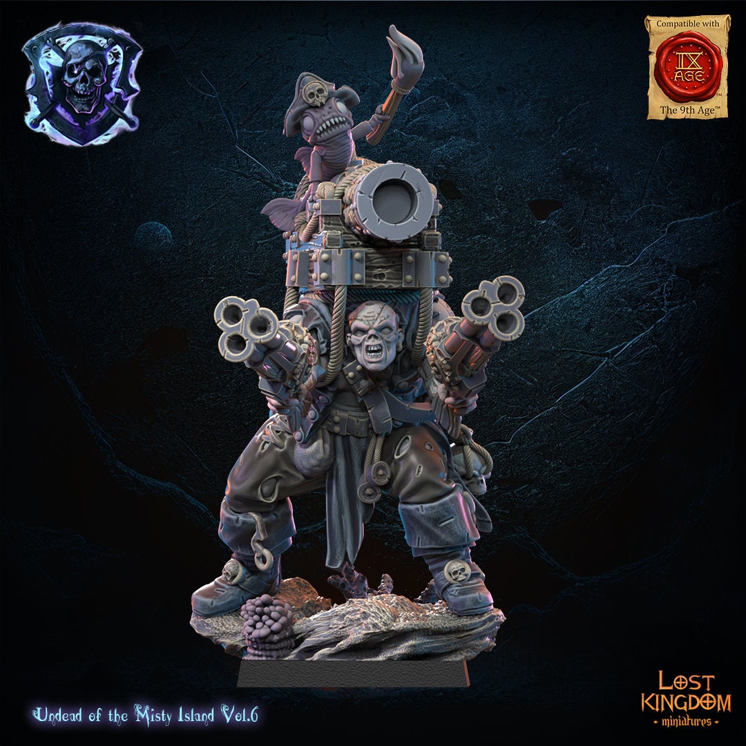 Wigor “the Bomber” Acheron, Undead of Misty Island, Lost Kingdom - Etsy