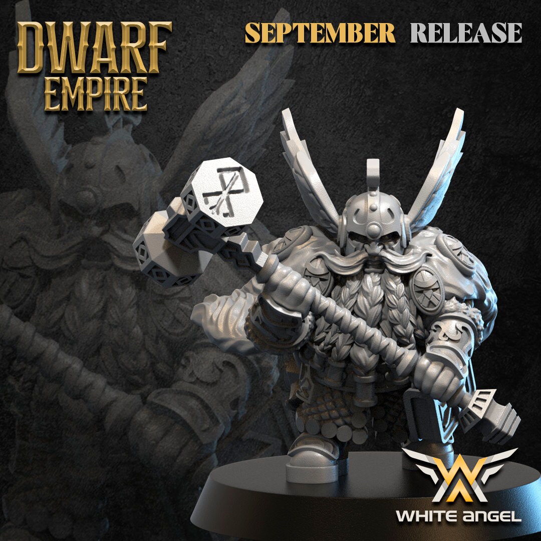 The Great Hammer, Dwarf Empire, White Angel Miniatures - Etsy